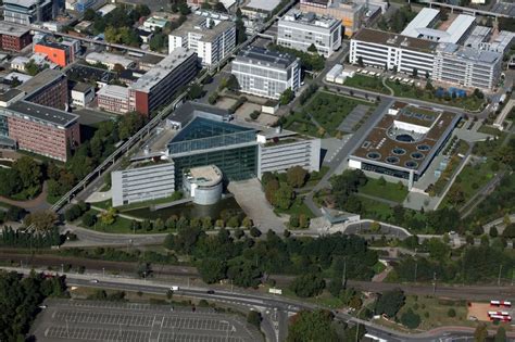 Luftbild Ingelheim Am Rhein Verwaltungsgebäude Der Firma Boehringer