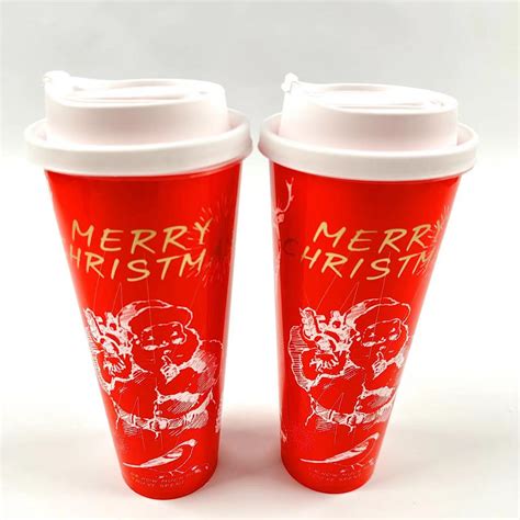 Oz Clear Christmas Plastic Cups TopCup Factory