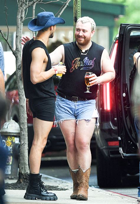 Sam Smith Rocks Daisy Dukes And Kisses Rumored Bf At Nyc Pride