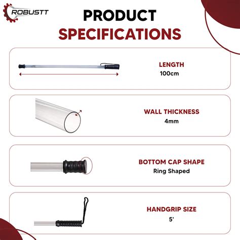 Shop Robustt Polycarbonate Security Stick High Impact Resistance