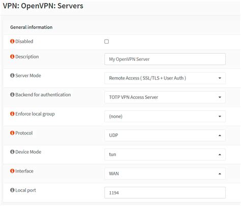 How To Setup OpenVPN With MFA On OPNsense Zenarmor Com