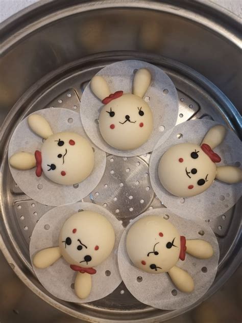 【超可爱小兔子卡通造型馒头图片】燕子11986pez下厨房