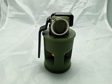 Airsoft Grenade Meteorite Rg42 Soviet Style Reusable Impact Cap Grenade