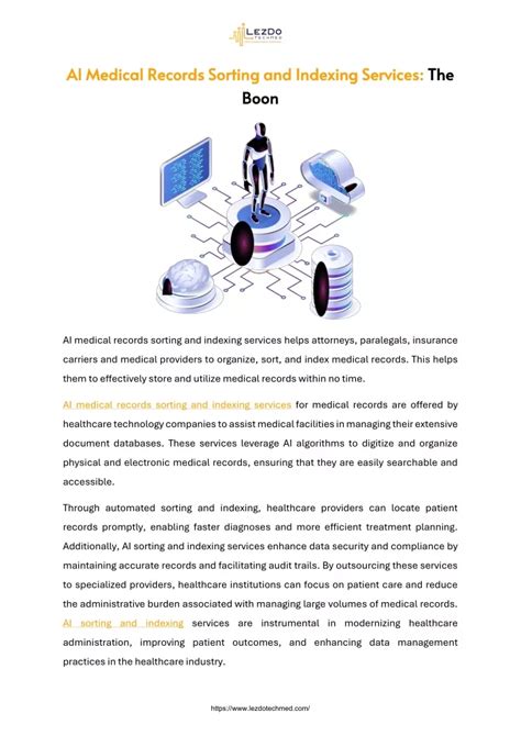 Ppt Ai Medical Records Sorting And Indexing Services The Boon Powerpoint Presentation Id