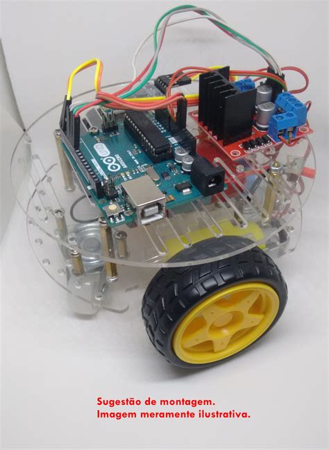 Kit Chassi Robô Carrinho Arduino E Eletrônica