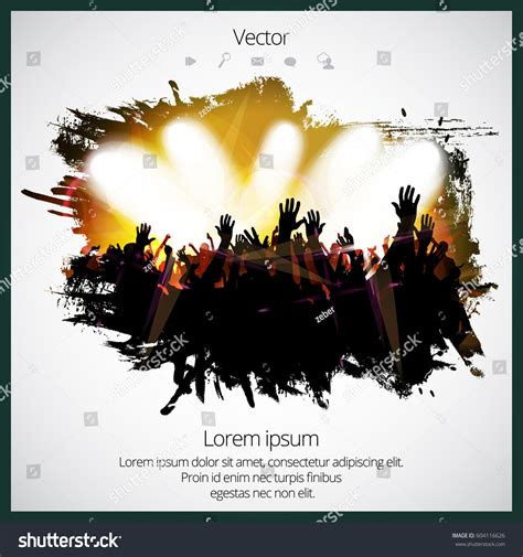 Silhouette Dancing People Stock Vector Royalty Free 604116626