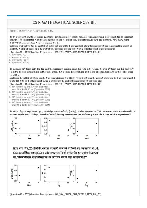 Csir Net Question Paper June 2022 At Brianna Kepert Blog