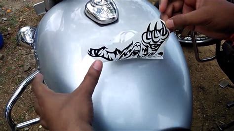 Bike Sticker Installation Walldesign Bike Radium Stickers Youtube
