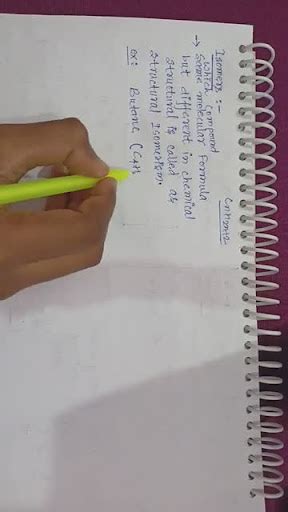 Carbon6 Define Structural Isomerism Draw The Structures Of Two Isomer