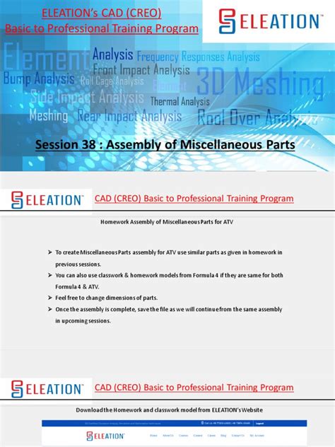 Assembling Miscellaneous Parts For An Atv Instructions For Homework Assignment 38 Of Eleation S