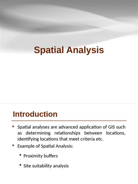 Spatial Analysis Pdf