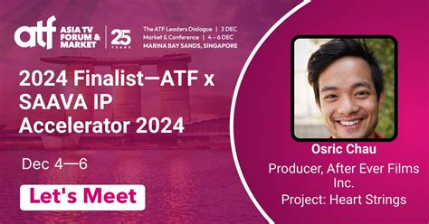Osric Chau On Linkedin Atf Atf2024 Asiatvforum