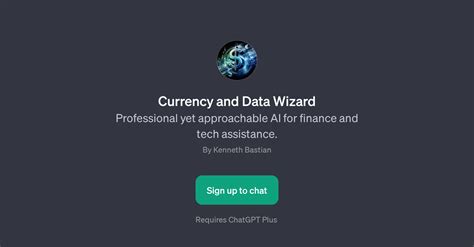 Currency And Data Wizard Financial Tech Assistance Taaft