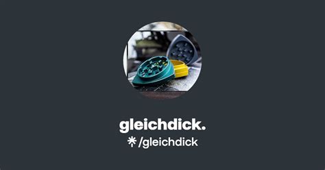 Gleichdick Instagram Facebook Linktree