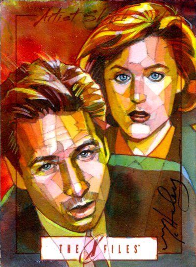 Mully Scully Sculder Mulder Comic Art Sketch X Files Mulder Scully