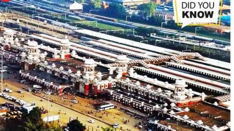Indian Railways Shared The Airial View Of Lucknow Charbagh Railway