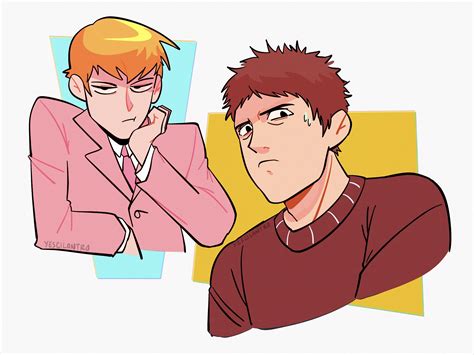 Reigen Arataka And Serizawa Katsuya Mob Psycho 100 Drawn By