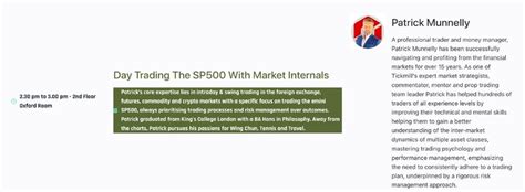 Patrick Munnelly On Linkedin Ixinvestorshow Sp500 Futures Trading