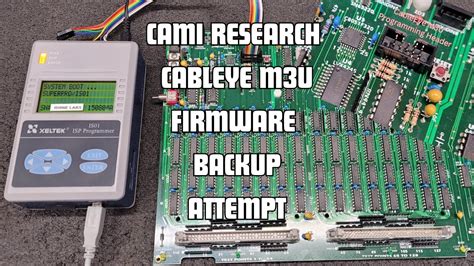 Cami Research Cableeye M3u Cable Tester Firmware Backup Attempt Youtube