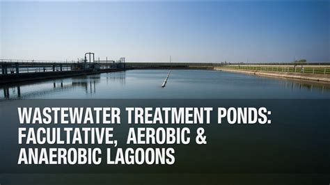 Wastewater Treatment Ponds Facultative Aerobic And Anaerobic Lagoons