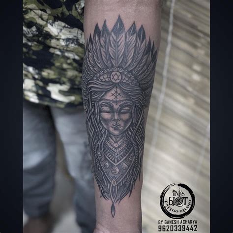 Indian Red Dot Tattoos