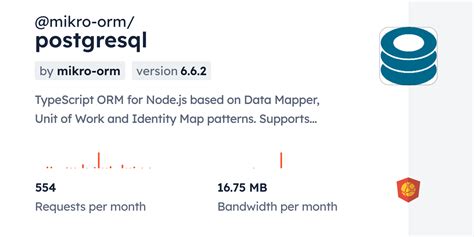 Mikro Ormpostgresql Cdn By Jsdelivr A Cdn For Npm And Github