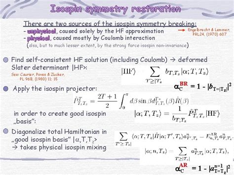3 D Angular Momentum And Isospin Restored Calculations