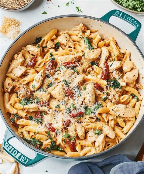 One Pot Marry Me Chicken Pasta Recipe Savory Kitchen Stories