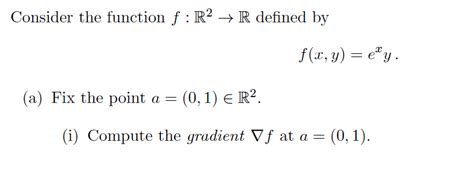 solved consider the function f r2 r defined by f x y