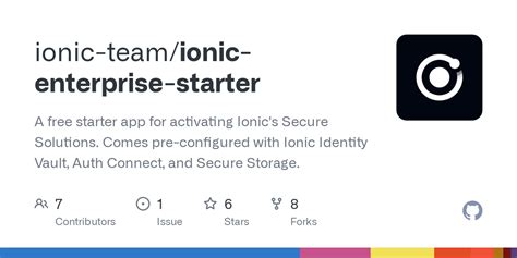 github ionic team ionic enterprise starter a free starter app for