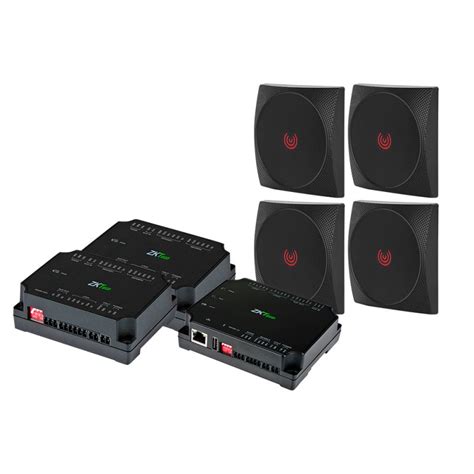 Zkteco ZK-KIT-C2-260-4 - C2-260 RFID Kit with 4 Readers, Access with card,…