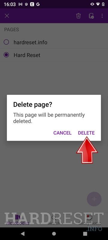 How To Delete Page On Microsoft OneNote HardReset Info