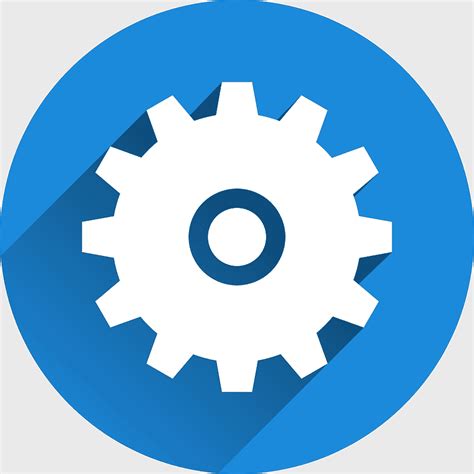 Gear Icon Settings Options Configuration Symbol Adjustment Tool Customization Feature