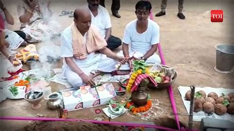 Preparations Of Durga Puja Begins In West Bengal With Khuti Puja