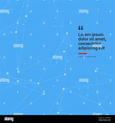 Geometric Abstract Background With Connected White Lines Polygonal Structure For Molecule And