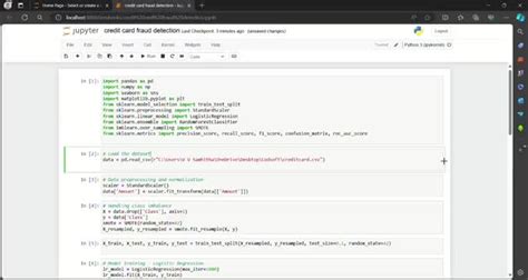 Veda Samhitha Velivela On Linkedin Machinelearning Creditcardfraud Datascience Ai Codsoft