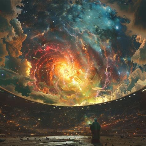 Backline Moves Execution In A Celestial Stadium Premium Ai Generated