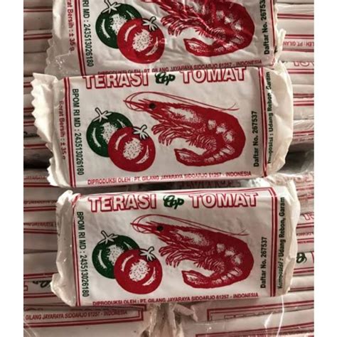 Jual Terasi Udang Cap Tomat 30gr Shopee Indonesia