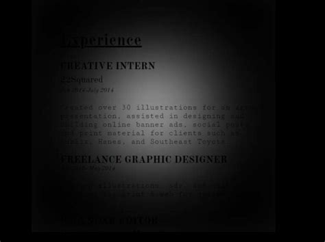 HTML Resume Templates Examples