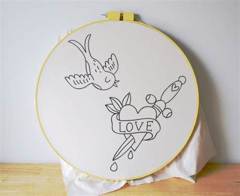 Free Embroidery Pattern Tattoos The Graffical Muse