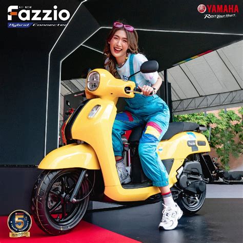 — Yamaha Fazzio Hybrid Kuning Foto 360 Derajat