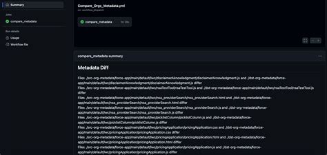 Automating Salesforce Org Metadata Comparison With Github Actions Salesforce Ben