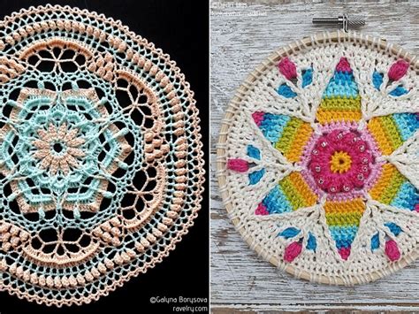 Charming Mandalas Free Crochet Patterns