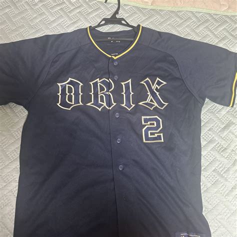 【最終値下げ】オリックス ユニフォーム 若月選手 Oサイズ ビジター メルカリ