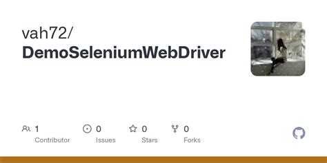 Github Vah72demoseleniumwebdriver