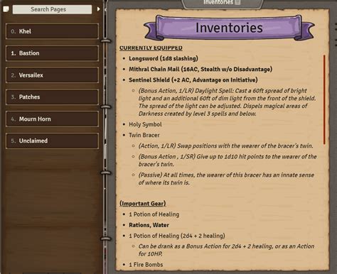 Are There Any Text Based Inventory Sheet Modules Out There Using The
