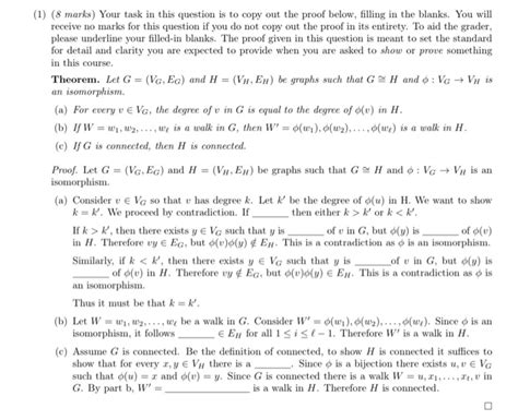 Solved 1 8 Marks Your Task In This Question Is To Copy