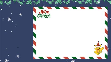 [겨울] 크리스마스 카드 크리스마스 편지 속지 Christmas Card 공유합니다 포켓몬스터 버전도 있어요 네이버 블로그