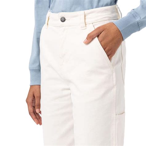 Dickies Womens Duck Canvas Pants Stonewashed Cloud Tactics