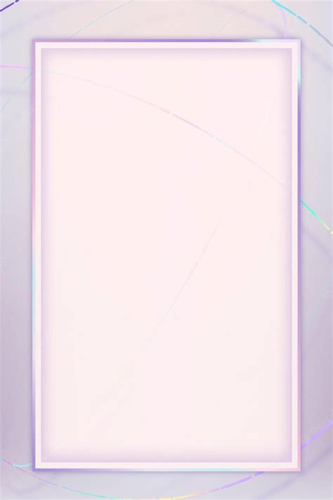 파스텔 보라색 프레임 벡터 디자인 공간 무료 벡터